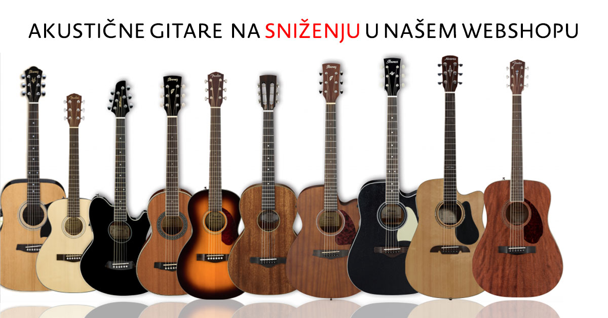 akustične gitare - za početnike i profesionalce