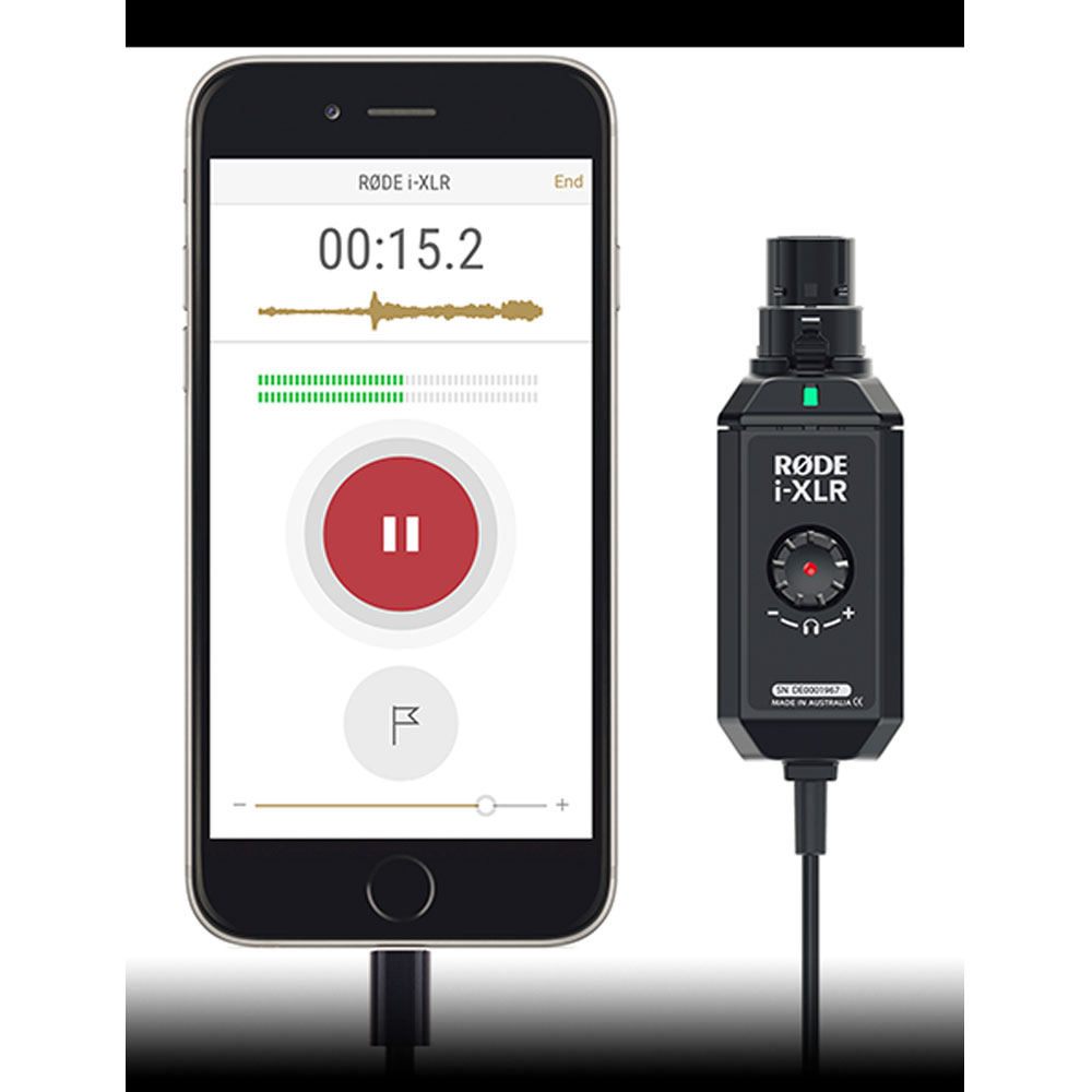 RODE i-XLR digitalni XLR adapter za Apple iOS® uređaje – Music media centar